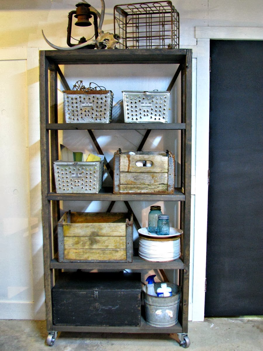Diy Rolling Shelving Unit at Michael Stover blog