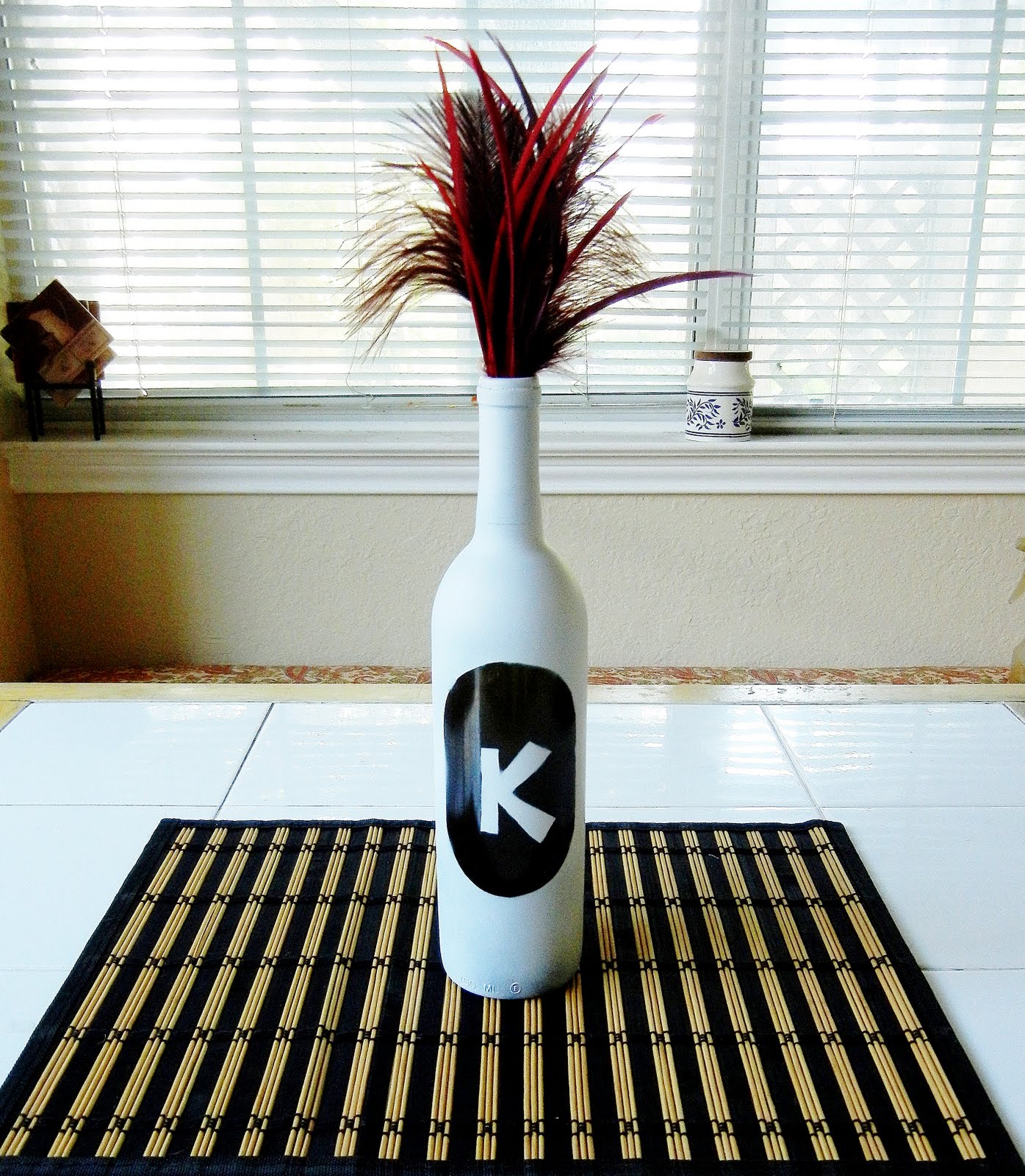 Release Me Creations: DIY Wednesday Monogram Wine Bottle Tutorial