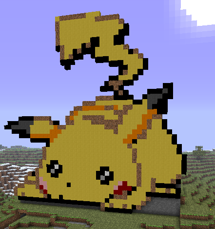 My MineCraft adventures: How to do Pixel-Art in MineCraft