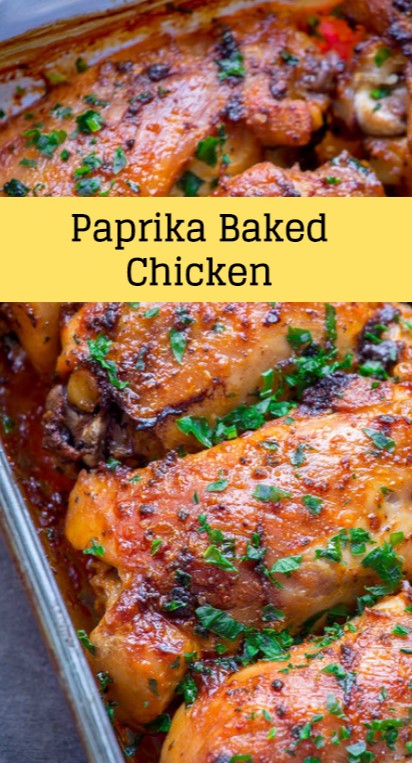 Paprika Baked Chicken | Nova Tasty Recipes