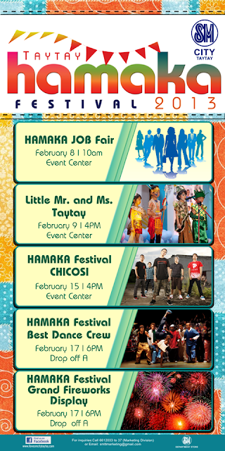 Hamaka Festival in SM CityTaytay this Feb 2013