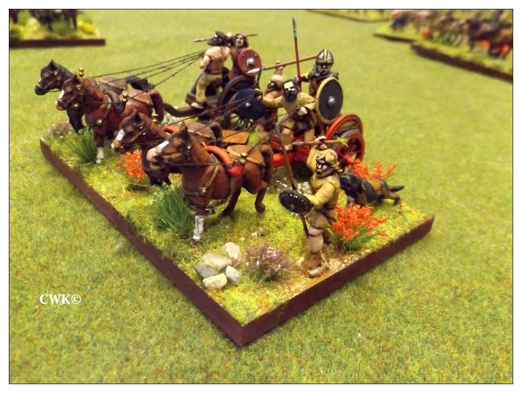 The Cardinal's Wargame Reveries: Irish chariots 28mm