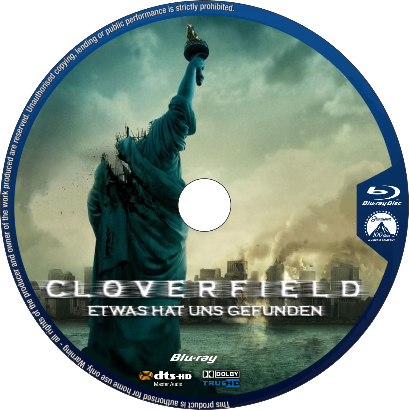 CAPAS DVD-R GRATIS: Cloverfield - Blu Ray