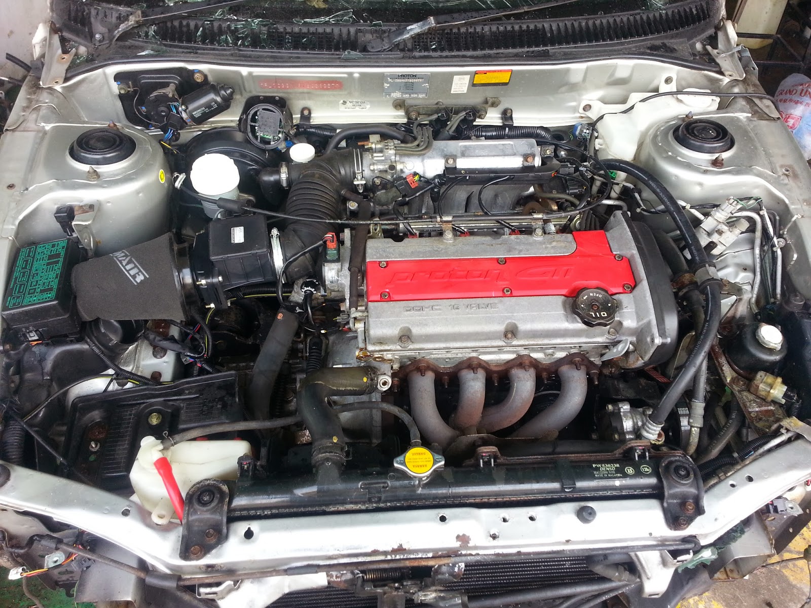 Dingz Garage: Halfcut satria gti 4g93 dohc mmc