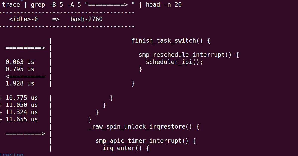 Debugging Linux Kernel Using Ftrace Part16 Disabling Interrupts Info
