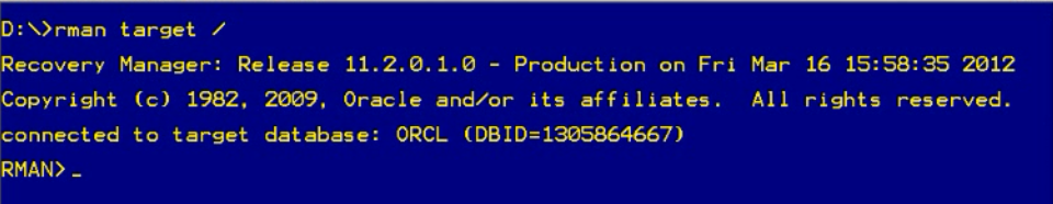 Learn Oracle Configuring Database Backup Using Rman In Oracle 11g