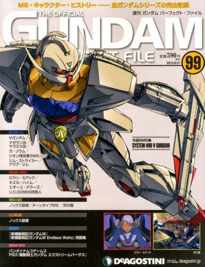 Gundam Perfect File Cover art 99