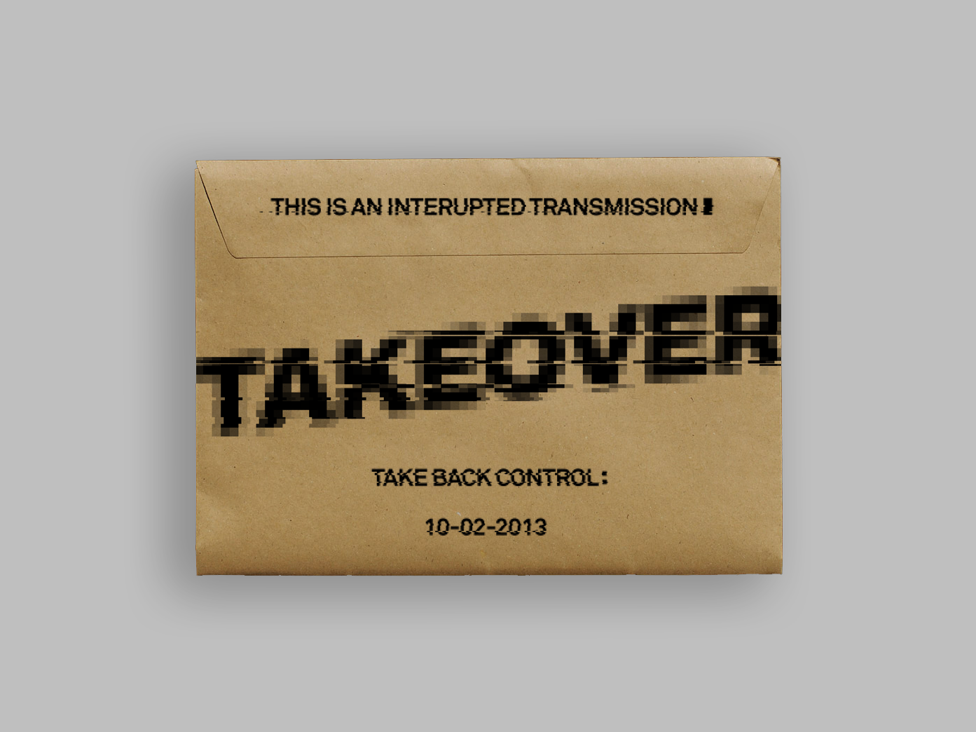 Design For Print & Web: Takeover Mail Shot | Design Practice