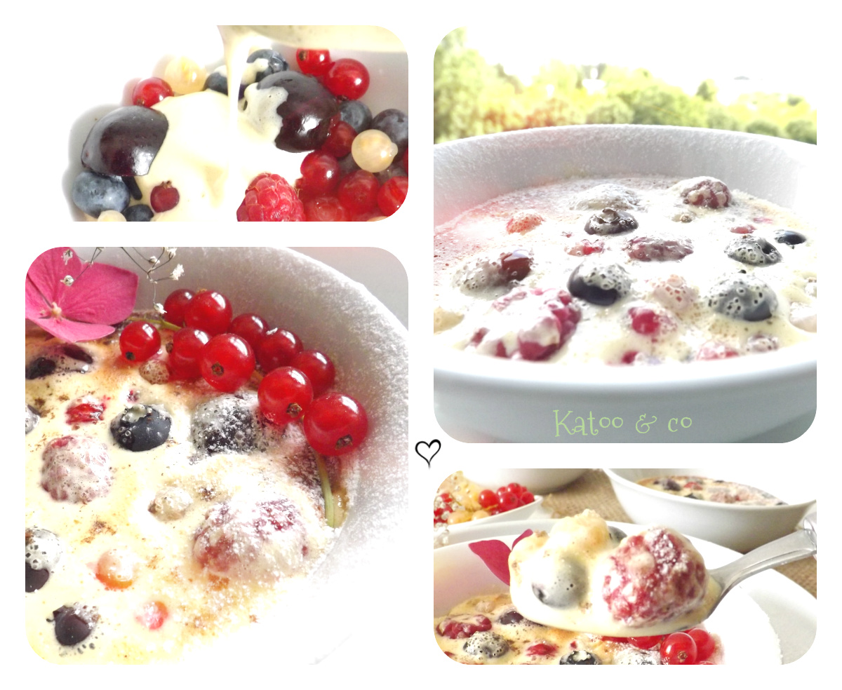 Trois P'tites Miettes . . .: Bagatelle de Sabayon aux Fruits Rouges...