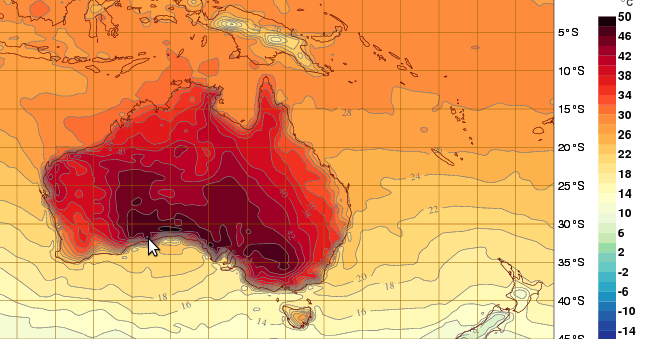 Extreme Heatwave for Australia January 2013 - bushfires strike ...