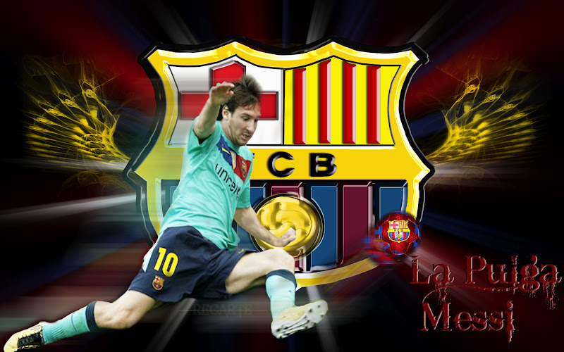 Dekstop Wallpaper HD: La Pulga of barcelona - Lionel Messi