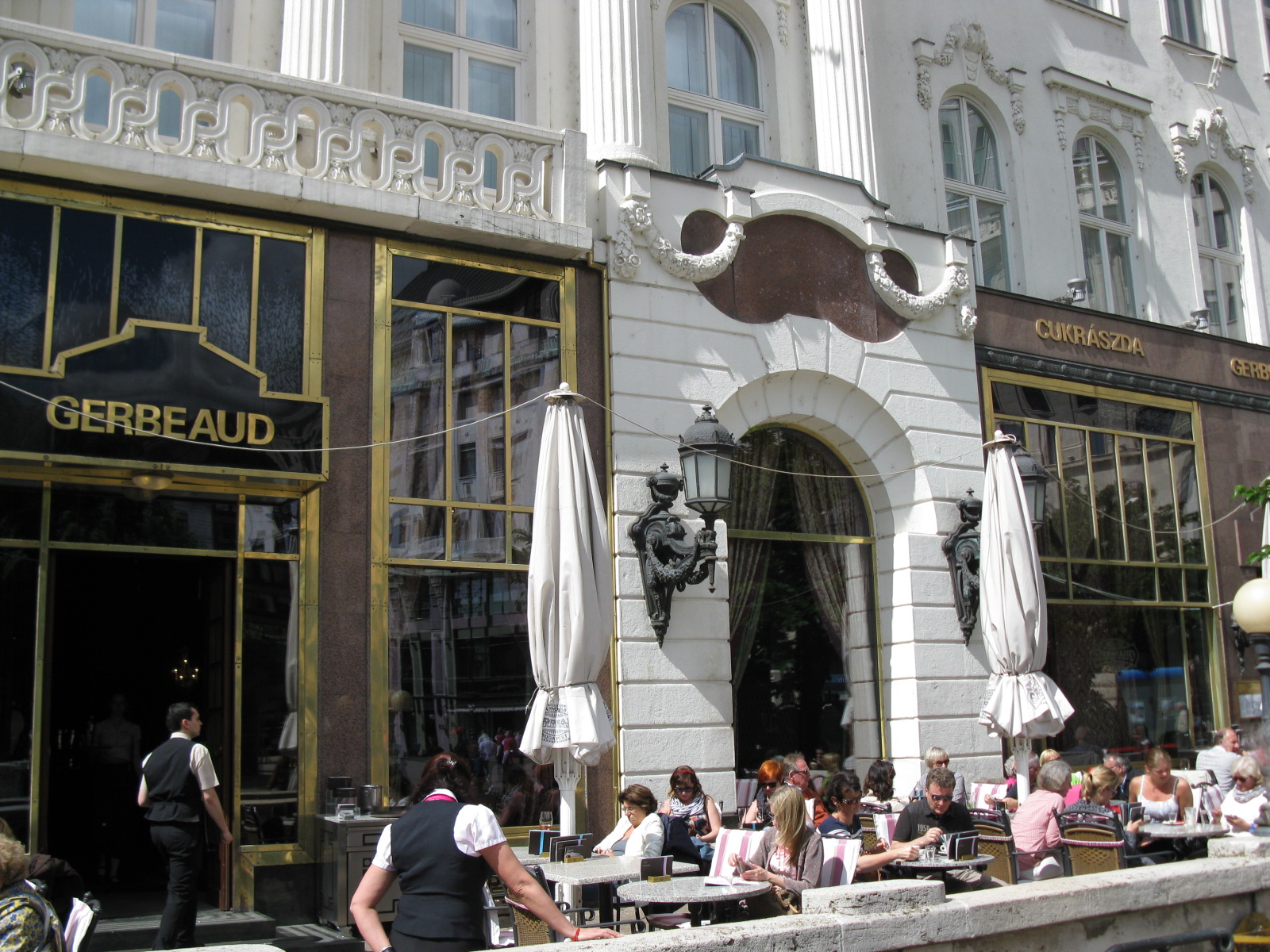 A Wanderer's View: Gerbeaud Cafe ... The grand dame of Budapest cafes.