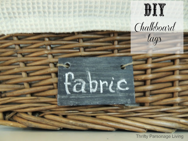 Thrifty Parsonage Living: DIY CHALKBOARD LABELS