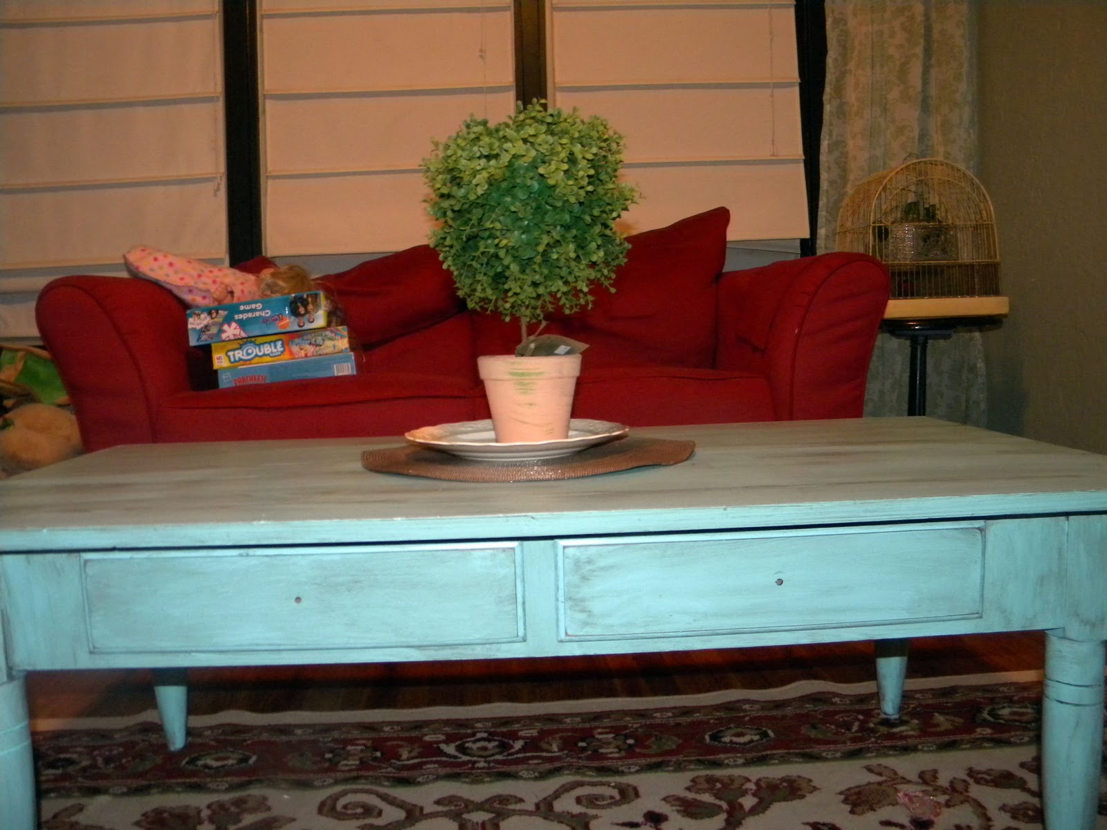 This and That Blog: Coffee table redo #2
