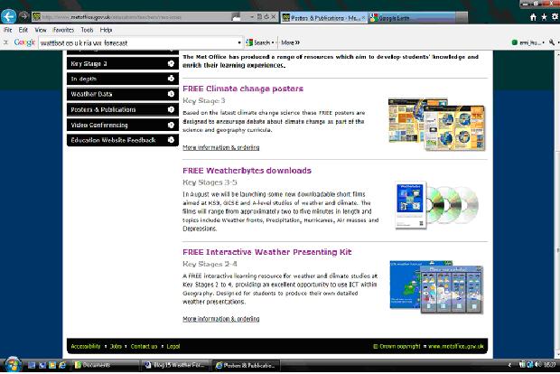 Improving Geographical Knowledge: Weather Forecasting