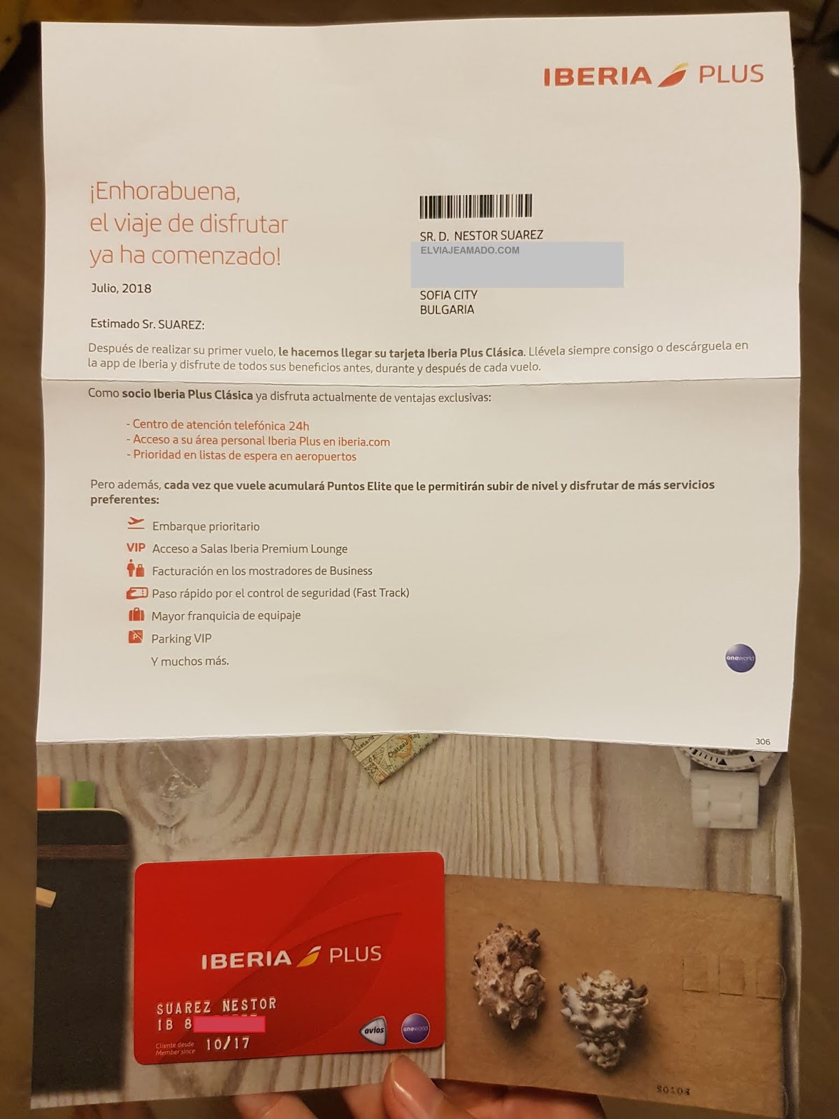 Recibimos la tarjeta Iberia Plus, ¿Sirve para algo?