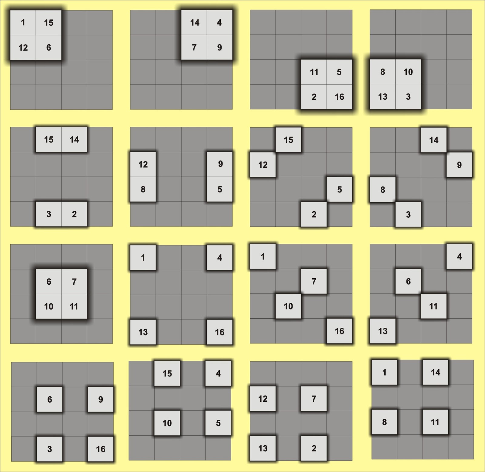 Miraculous world of Numbers: 42-Magic Square-4 (different cells and ...