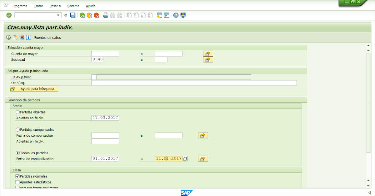 Grupo Meid Perú SAC: TRANSACCION FBL3N - SAP