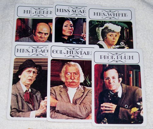 Clue Character Cards