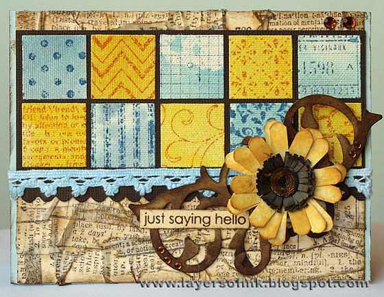 Layers of ink: Card Patterns 153: Saying Hello