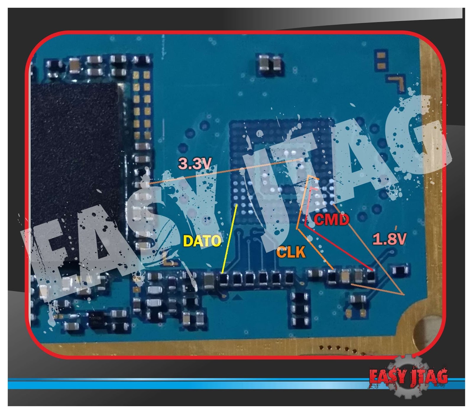 Pinout Direct EMMC Samsung ( ISP ) | W i n k GSM