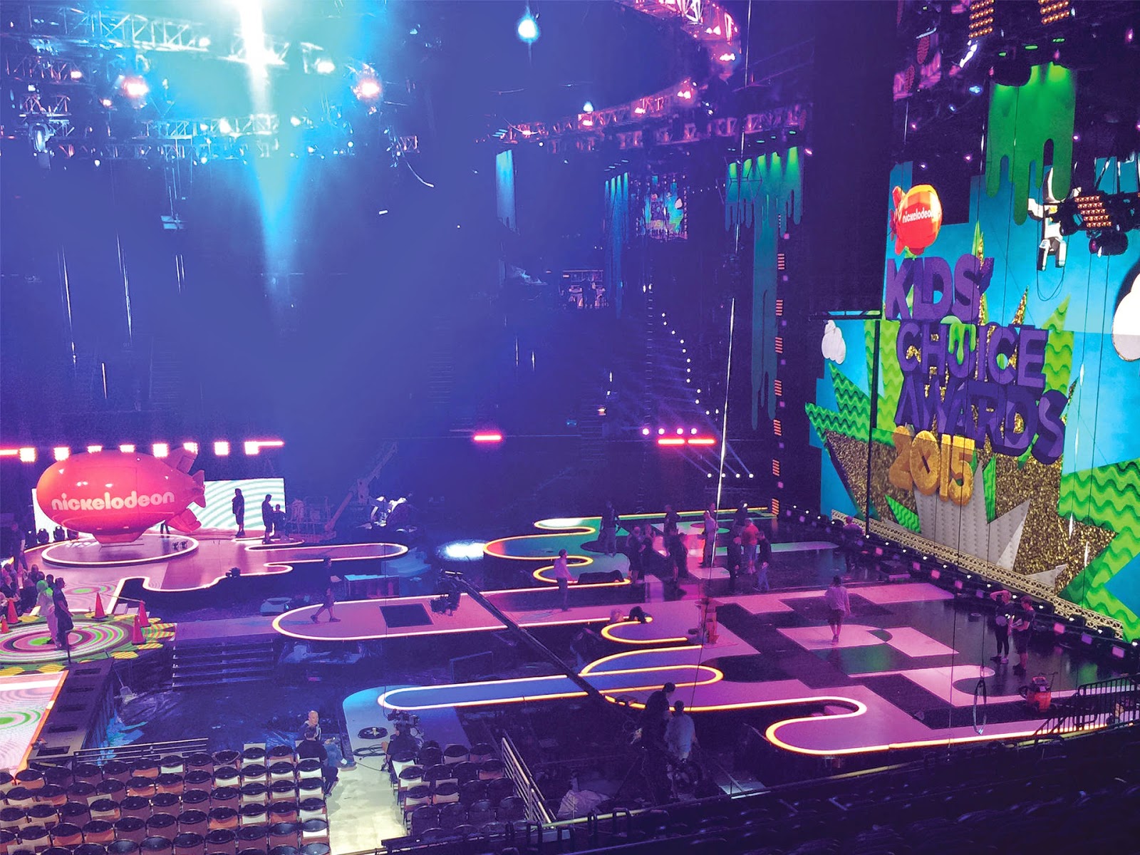 Escenario de los KCA 2015 ~ Stars Nickelodeon