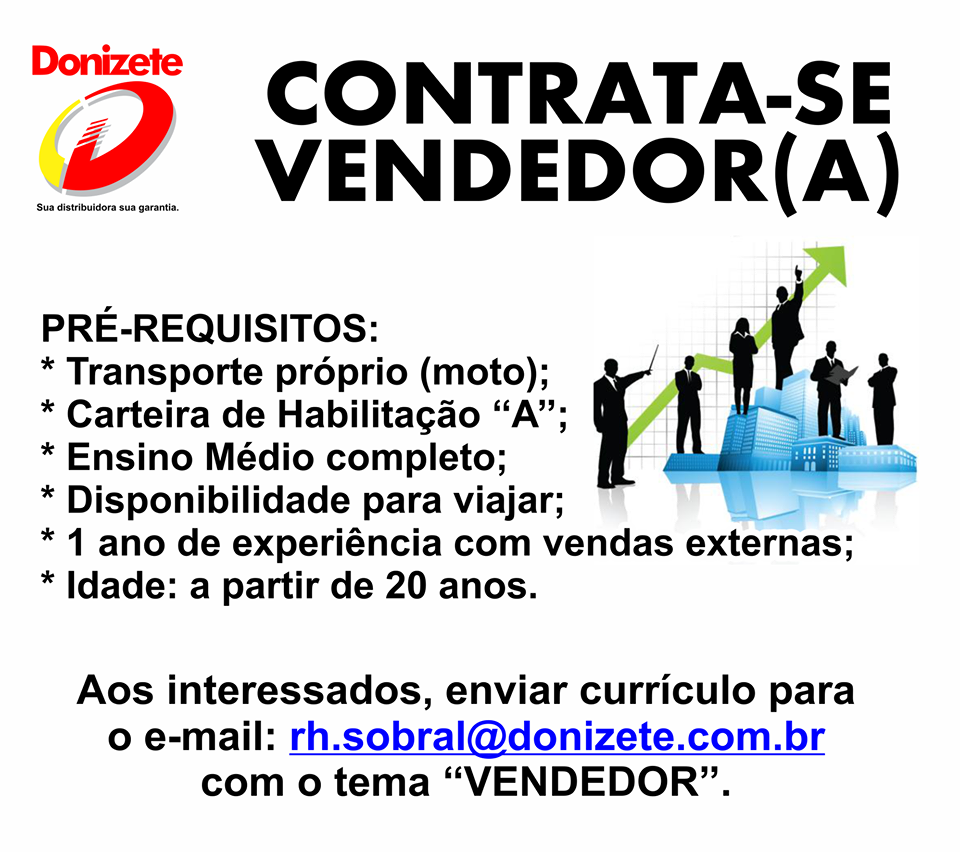 DONIZETE DISTRIBUIDORA ABRE OPORTUNIDADES PARA DIVERSAS CIDADES ...