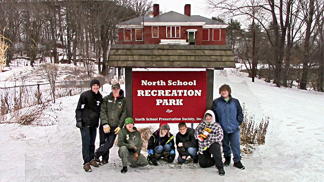 Springfield Vermont News: New sign erected for North School Recreation Park