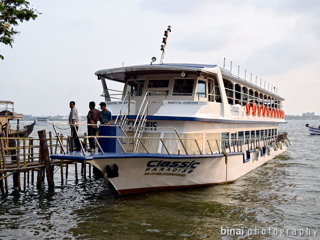 The Sagararani - Kochi's own sunset "cruise"