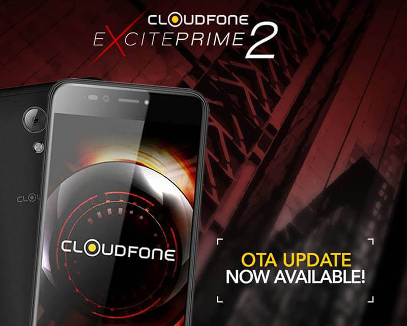 Download Cloudfone Excite Prime 2 OTA Update now Available