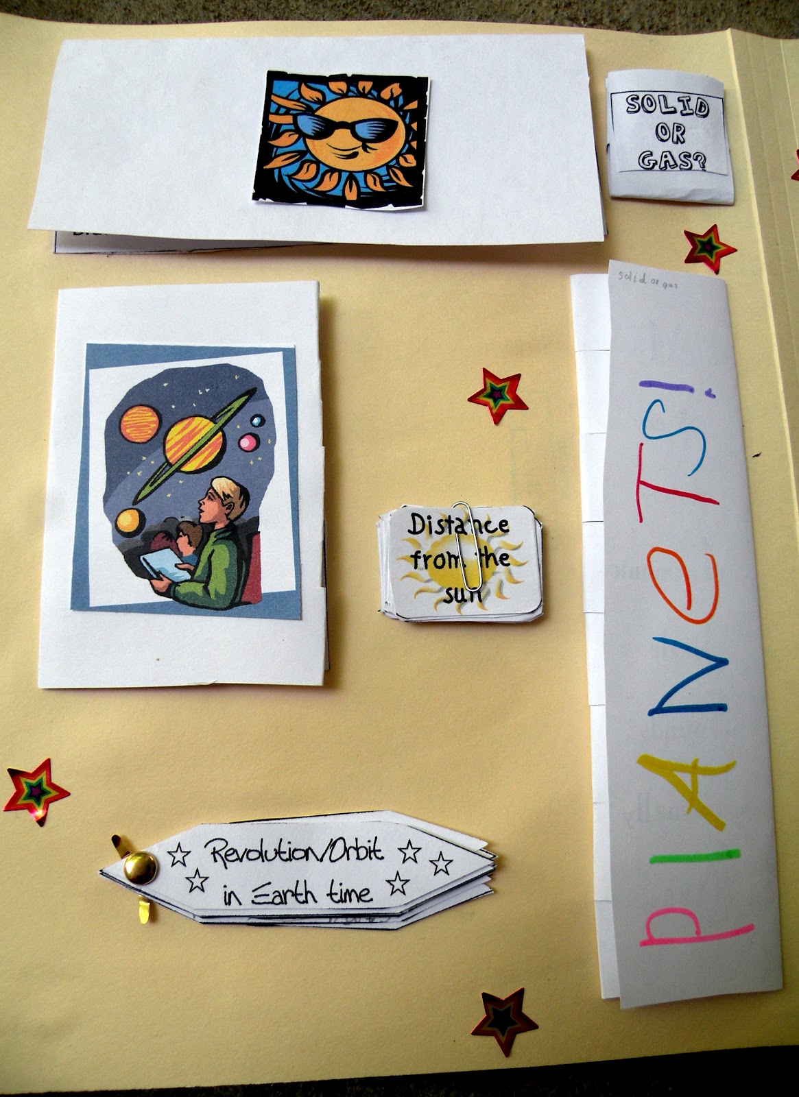 The Fantastic Five: Science Sunday: A Space Lapbook