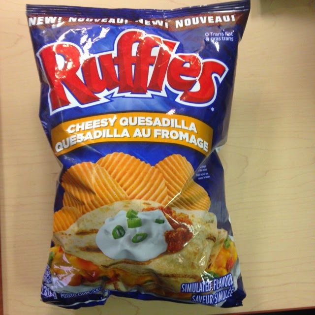 Winnipeg Chip Club: Ruffles Cheesy Quesadilla