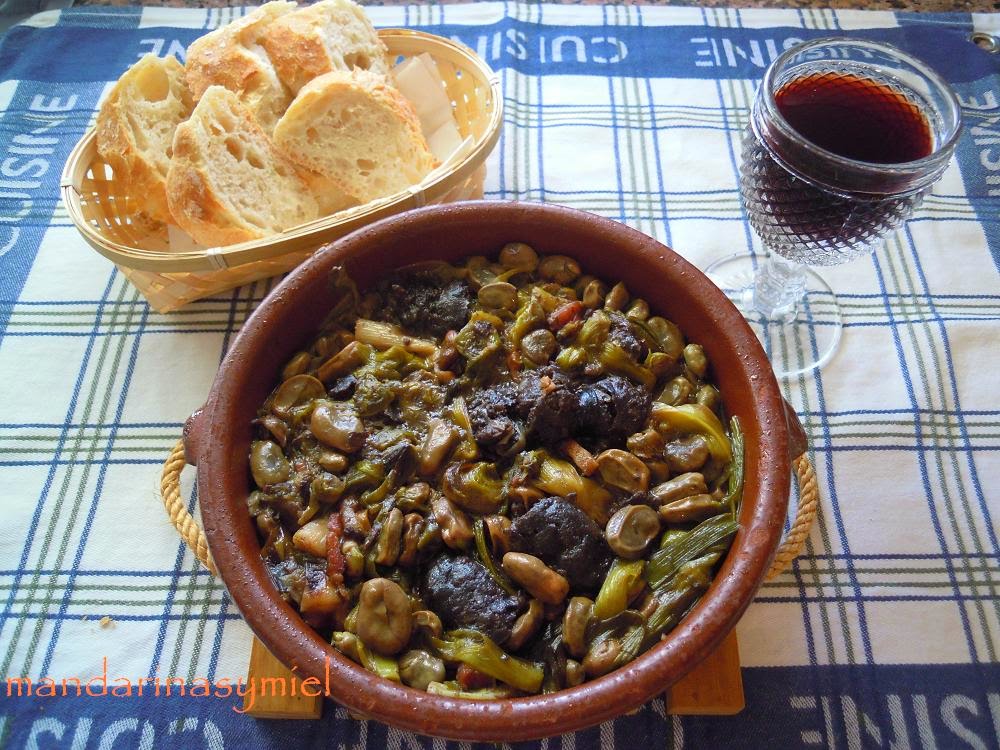 Habas al tombet | Mandarinas y miel