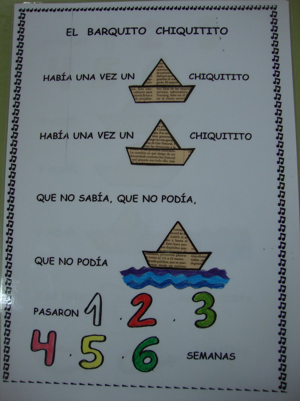 EL ARCO IRIS DE MI COLE: EL BARQUITO CHIQUITITO