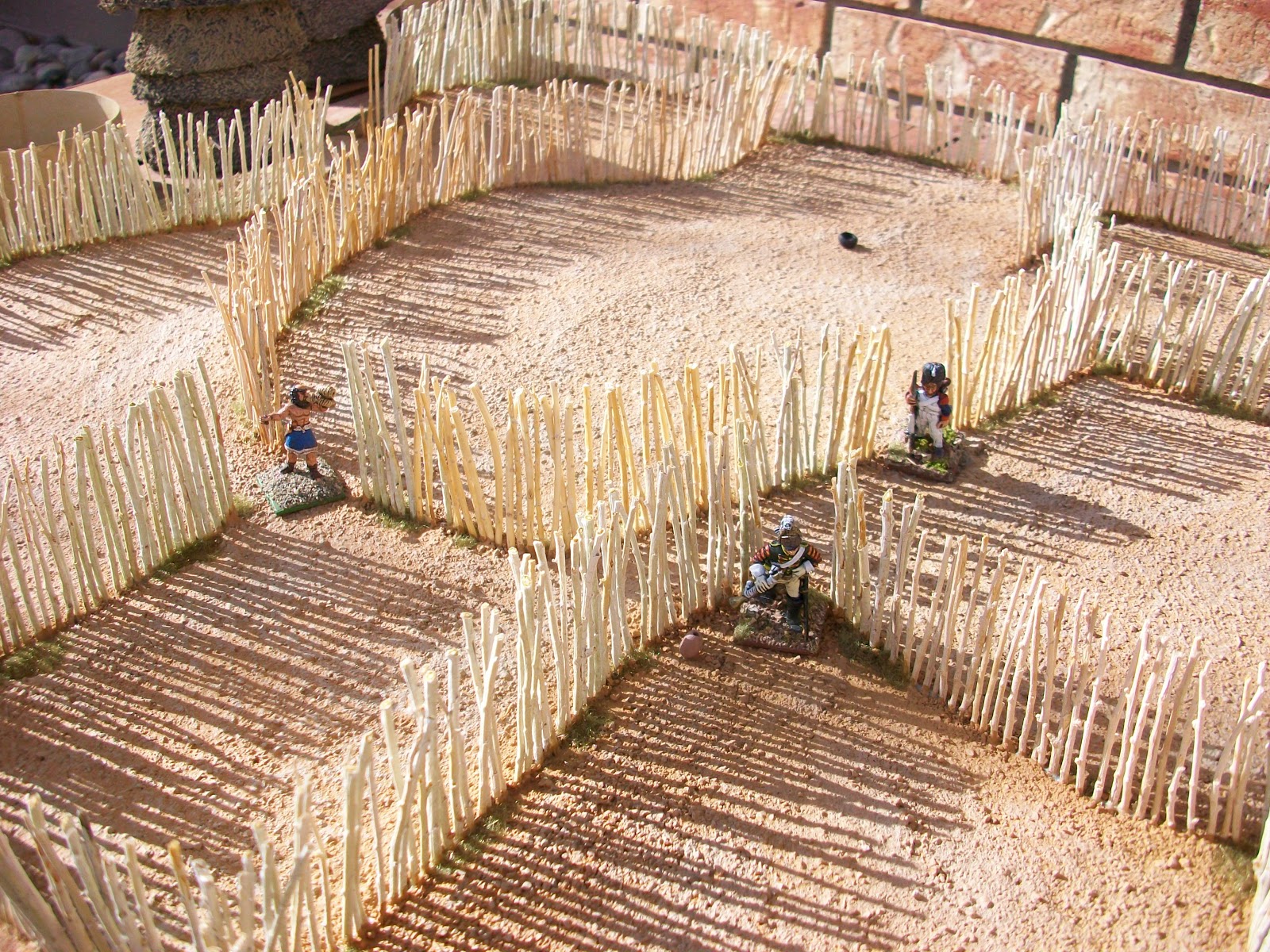 Baconfat Log: Darkest Africa Terrain: Tembe and Village with Huts