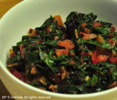 Recipes for all Occasions: Rainbow Chard Stir Fry