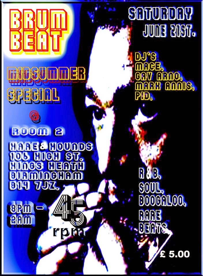 Modernist Society: Brum Beat Midsummer Special at the Hare & Hounds on ...