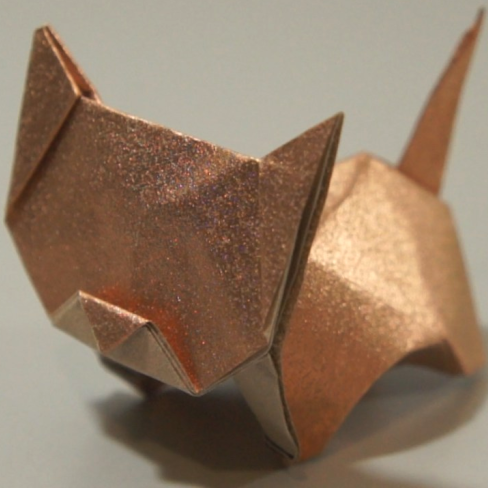 El arte del Origami: Neko (Gato)