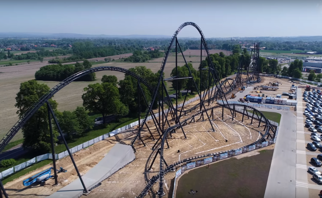 Hyperion at Energylandia continues Clearance Testing - AmusementInsider ...