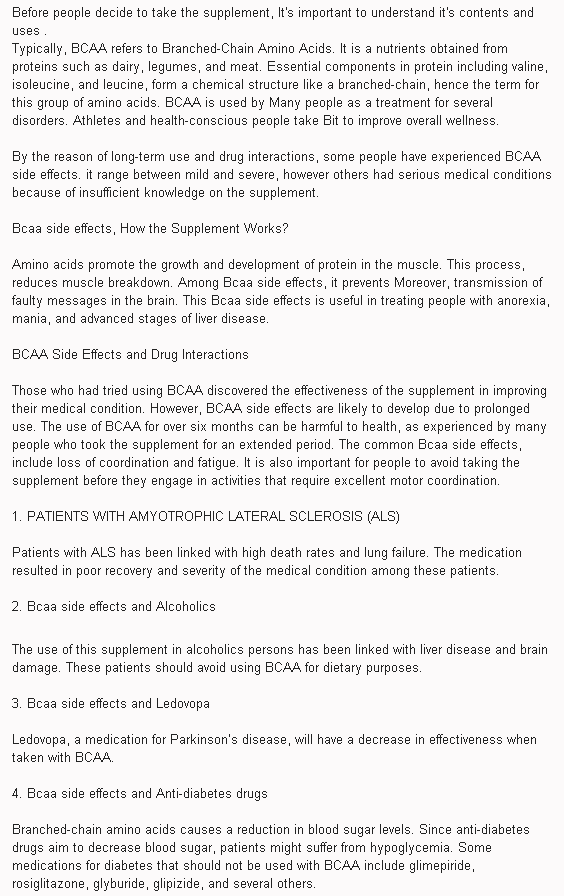 bcaa side effects and bcaa benefits in the balance.The Bodybuilder