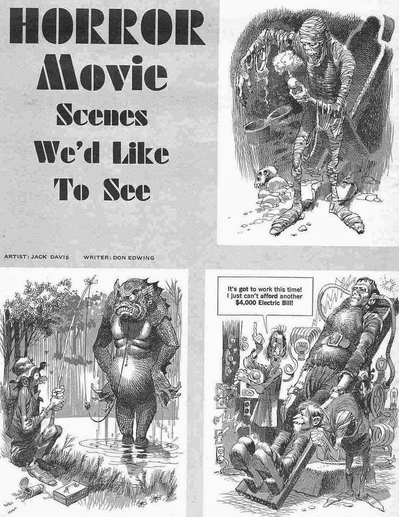 The Cryptic Corridor: "Horror Movie Scenes We'd Like To See" - Mad Magazine