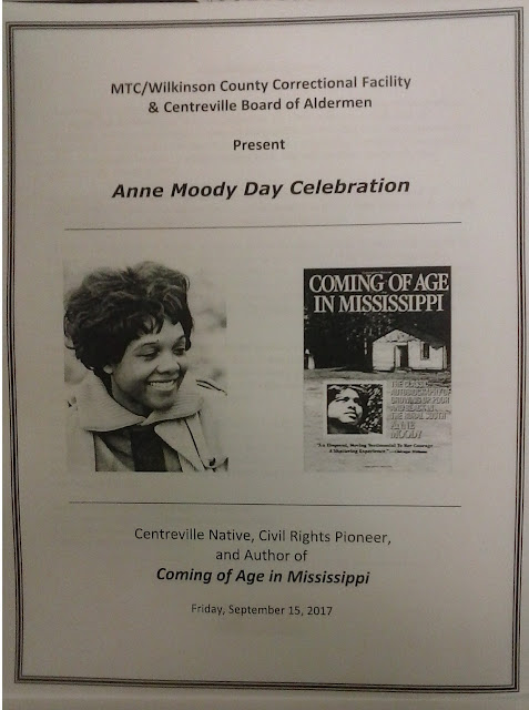 Roscoe Reporting : Anne Moody Day Celebration