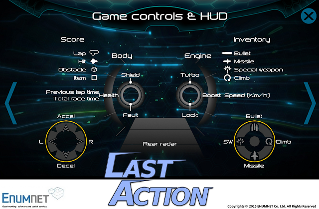 Last-Action (3D Action Shooting) : Game Controls & HUD