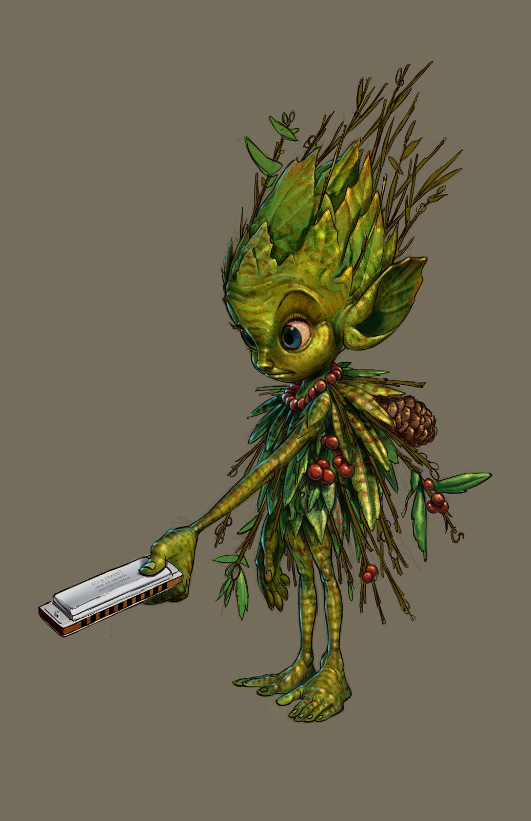 Forest Elves Drawing