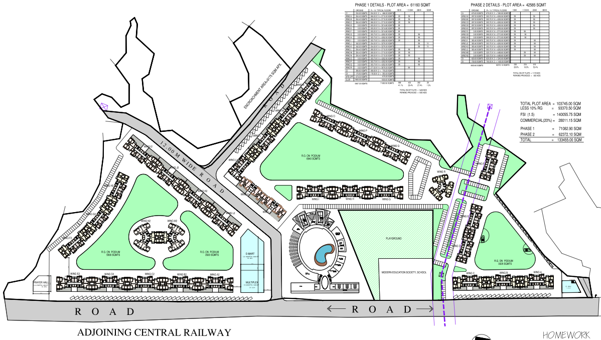 Hydepark Ambernath Project 2013 (official): AMBERNATH LAYOUT - DMART