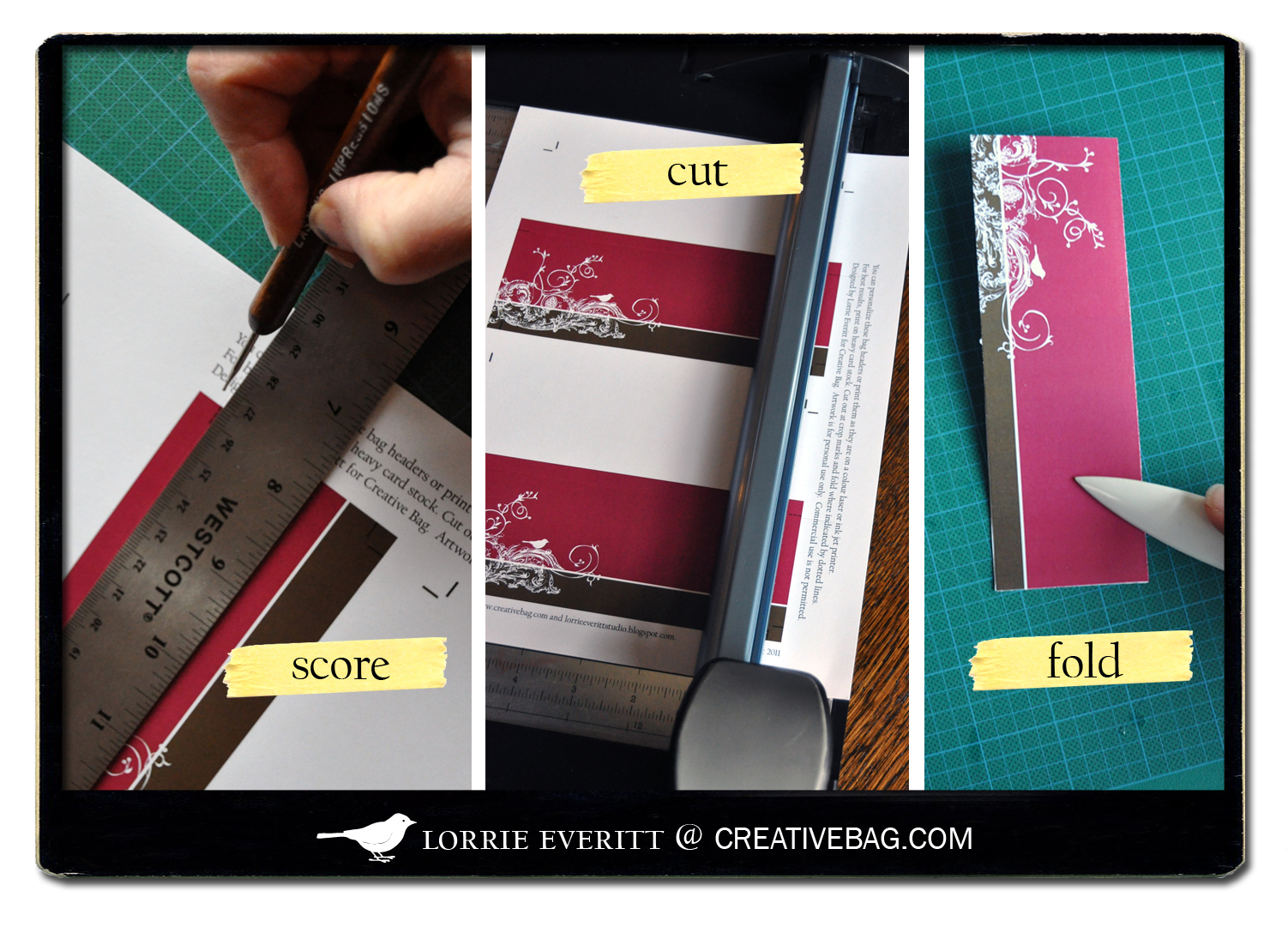 Lorrie Everitt Studio: bag headers for holiday gift giving