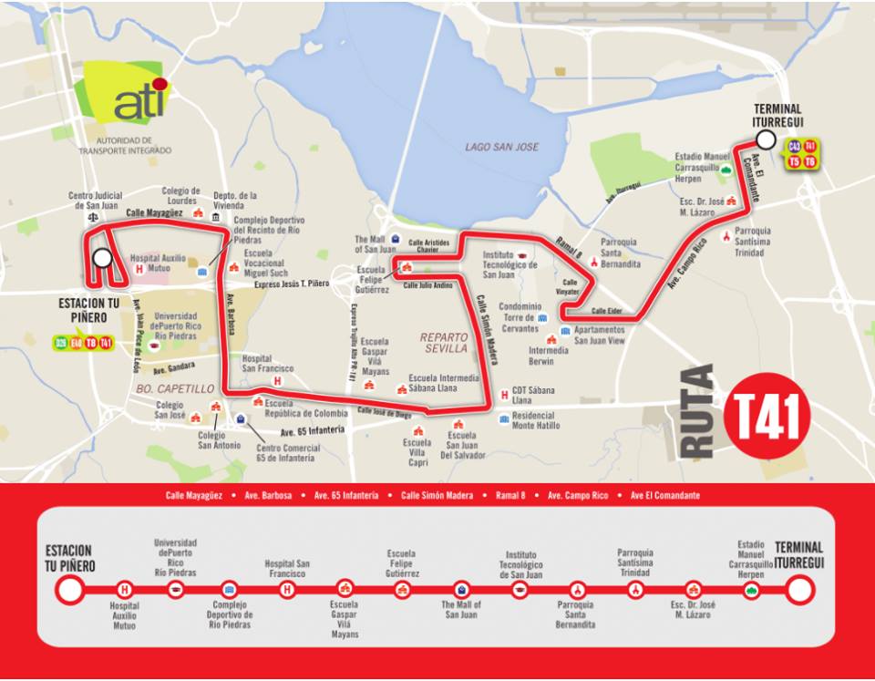 ESPA 3003-3101: RUTAS AMA (Debido a que no hay Tren Urbano)