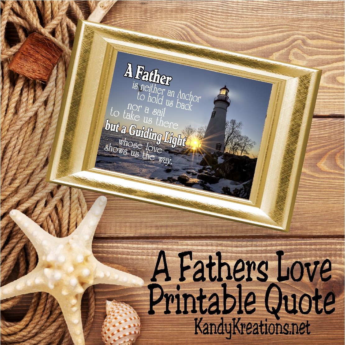 A Fathers Love Printable Quote