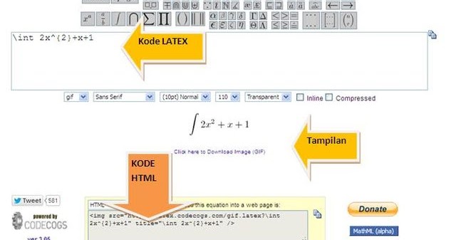 CARA MENULIS RUMUS MATEMATIKA (EQUATION EDITOR) PADA BLOG - madematika