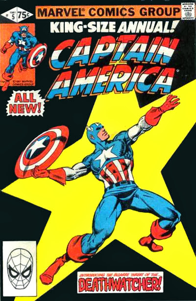 Marvel Comics of the 1980s: 1981 - Anatomy of a Cover - Captain America ...